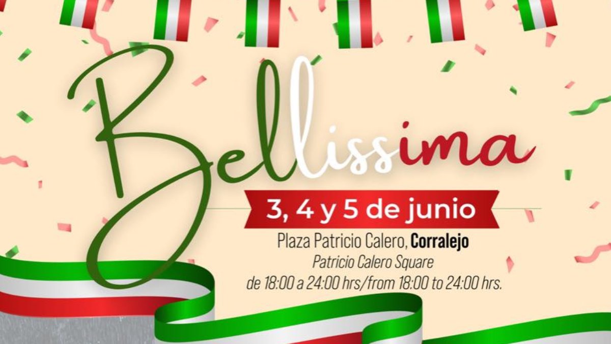 Bellissima - weekend event of Italian flavours in Corralejo, Fuerteventura