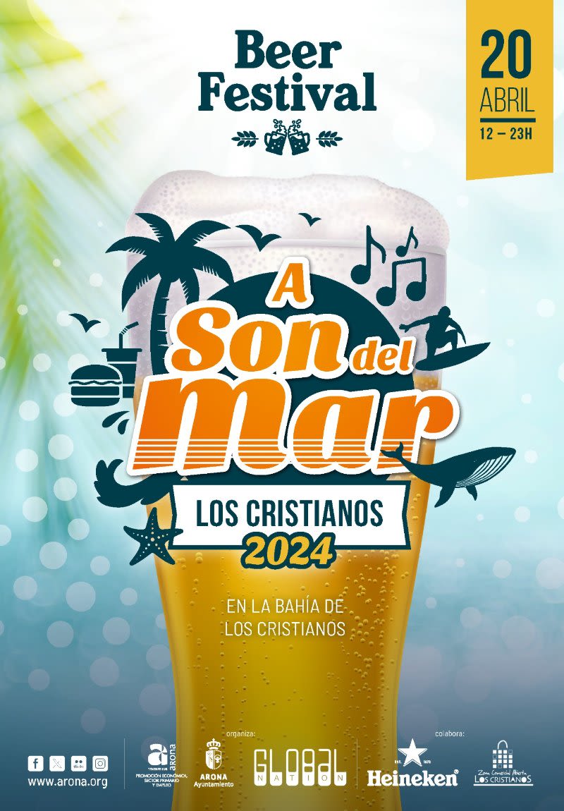 This weekend: Beer Festival "A son de Mar" in Los Cristianos, Tenerife